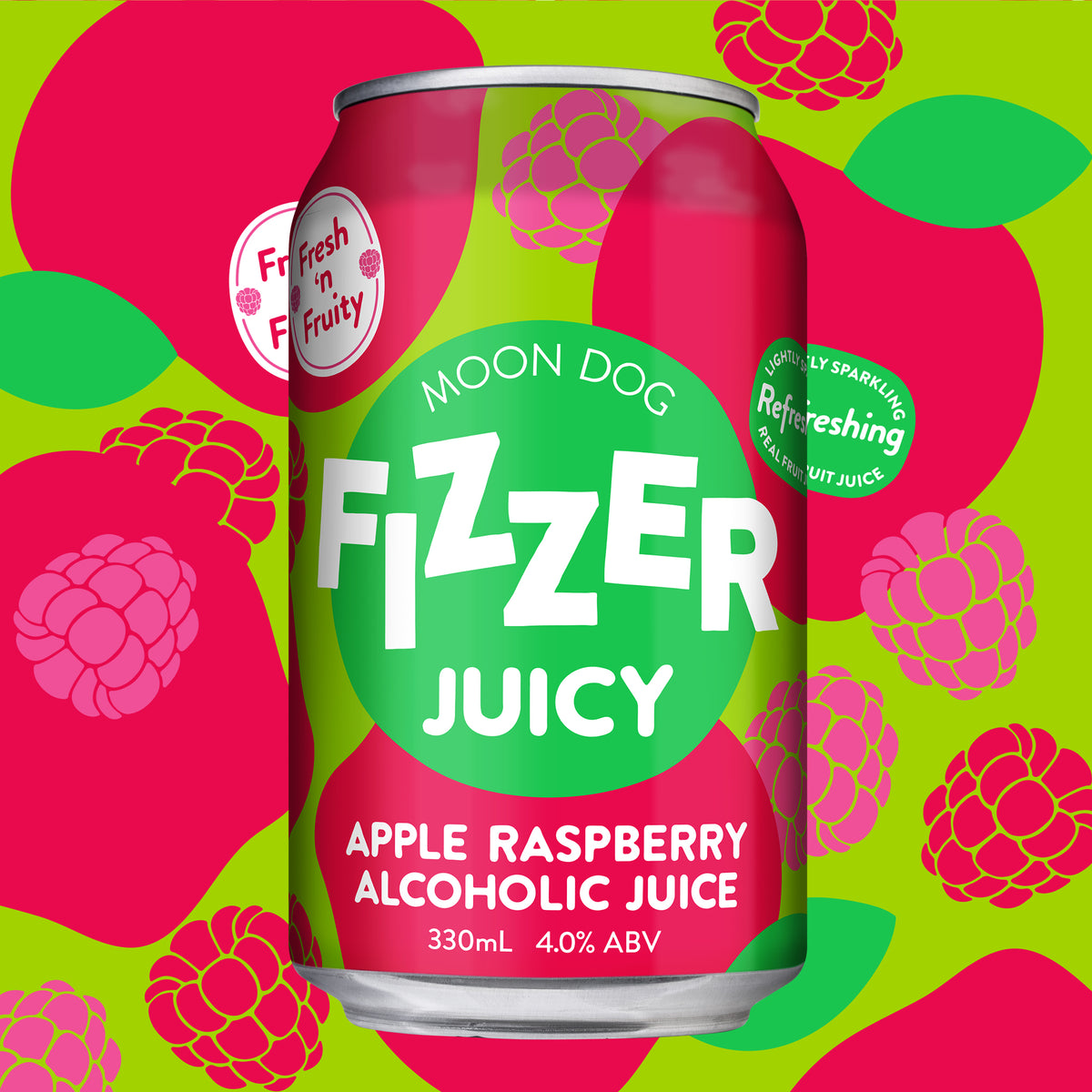 Fizzer Juicy Apple Raspberry — Moon Dog Craft Brewery