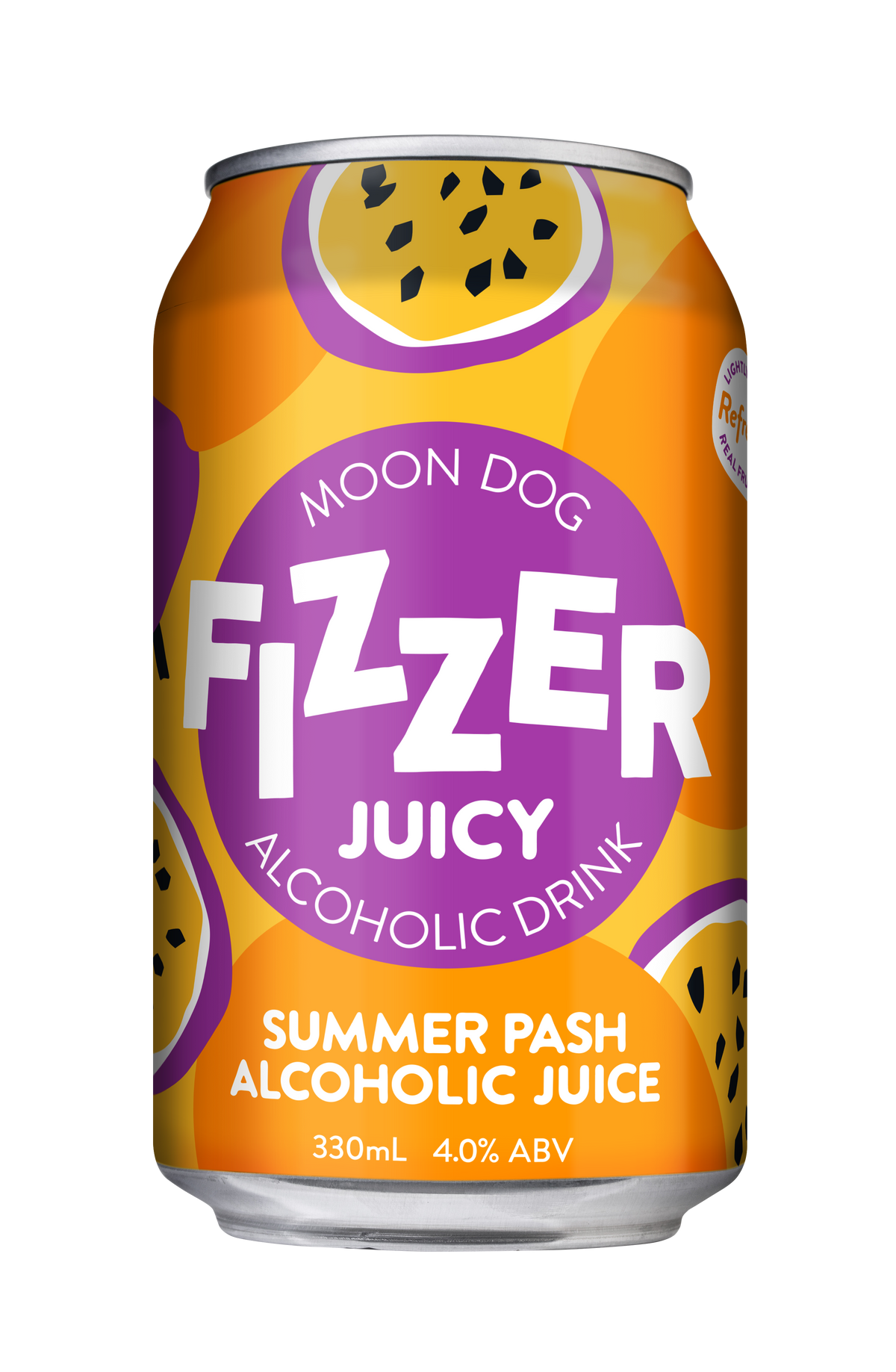 Fizzer Juicy Summer Pash Alcoholic Juice — Moon Dog Craft Brewery