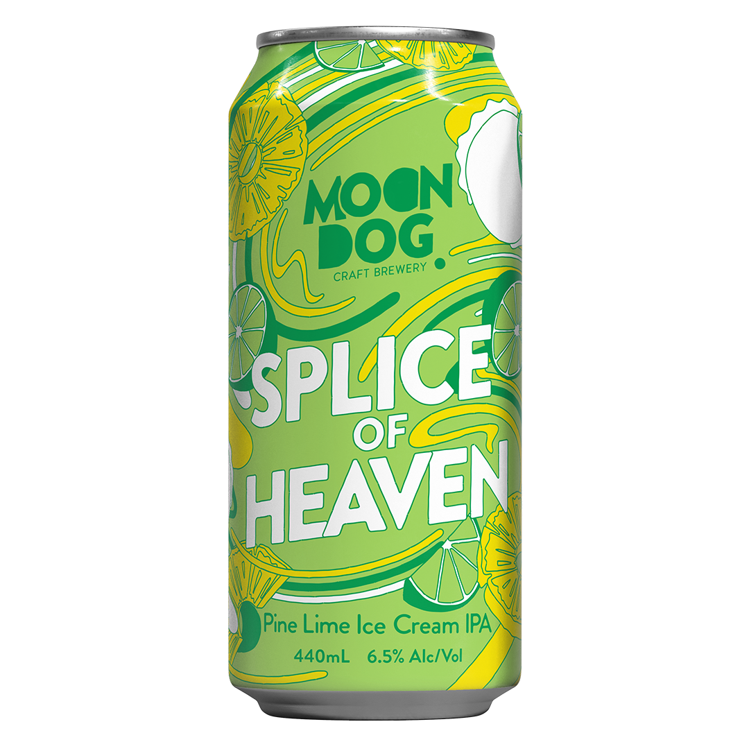 Splice of Heaven Pine Lime Ice Cream IPA | Moon Dog Craft Brewery