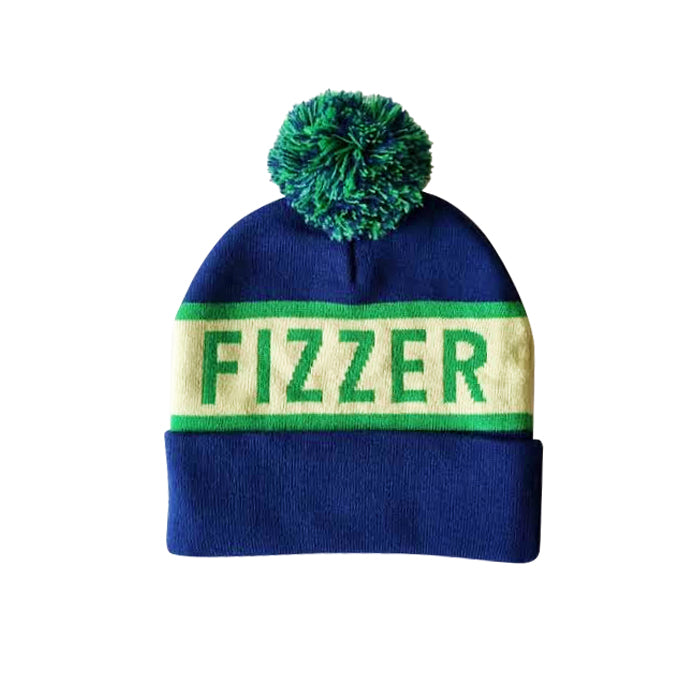 Fizzer Blue/Green Beanie — Moon Dog Craft Brewery