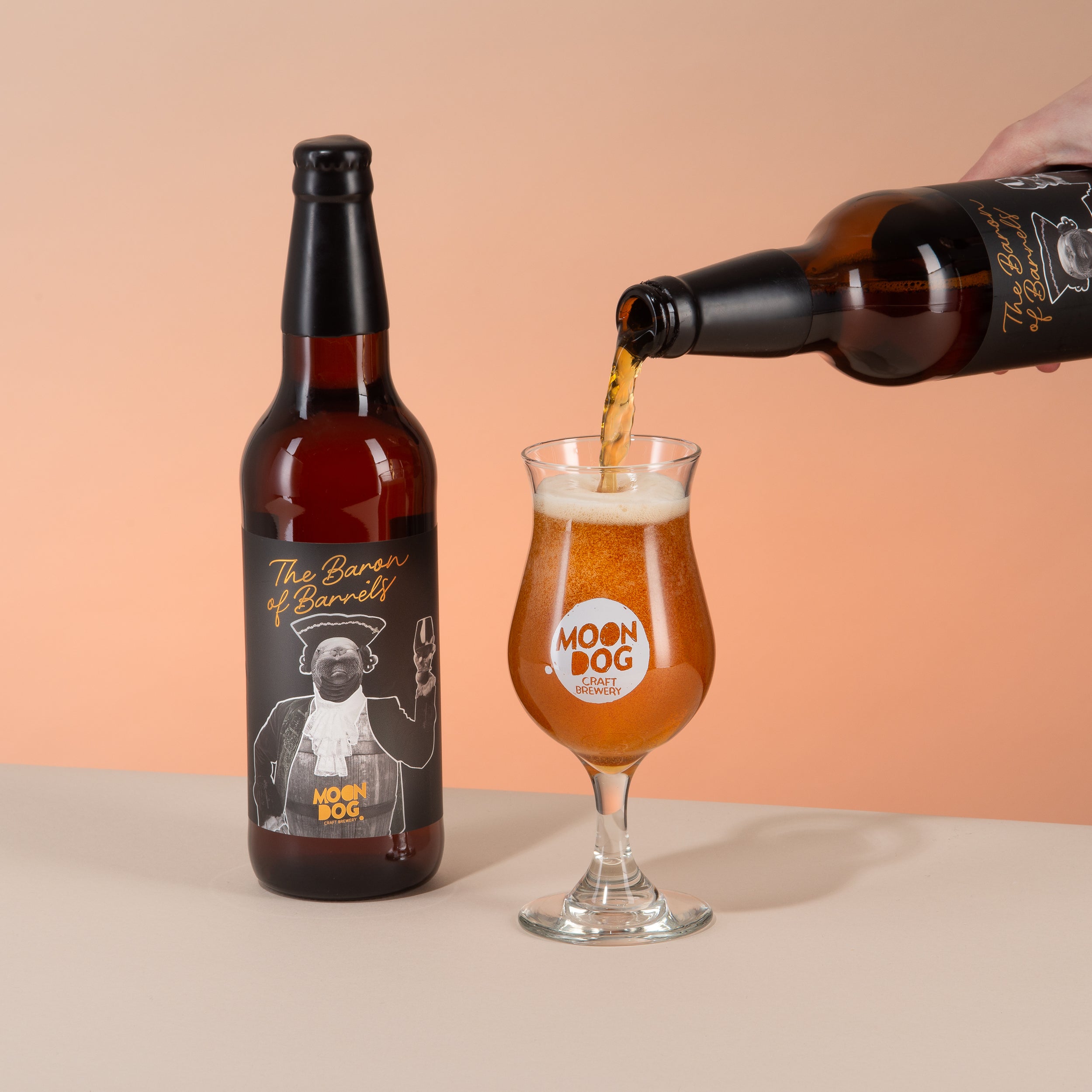 Baron of Barrels Barrel Aged Golden Strong Ale — Moon Dog Craft Brewery