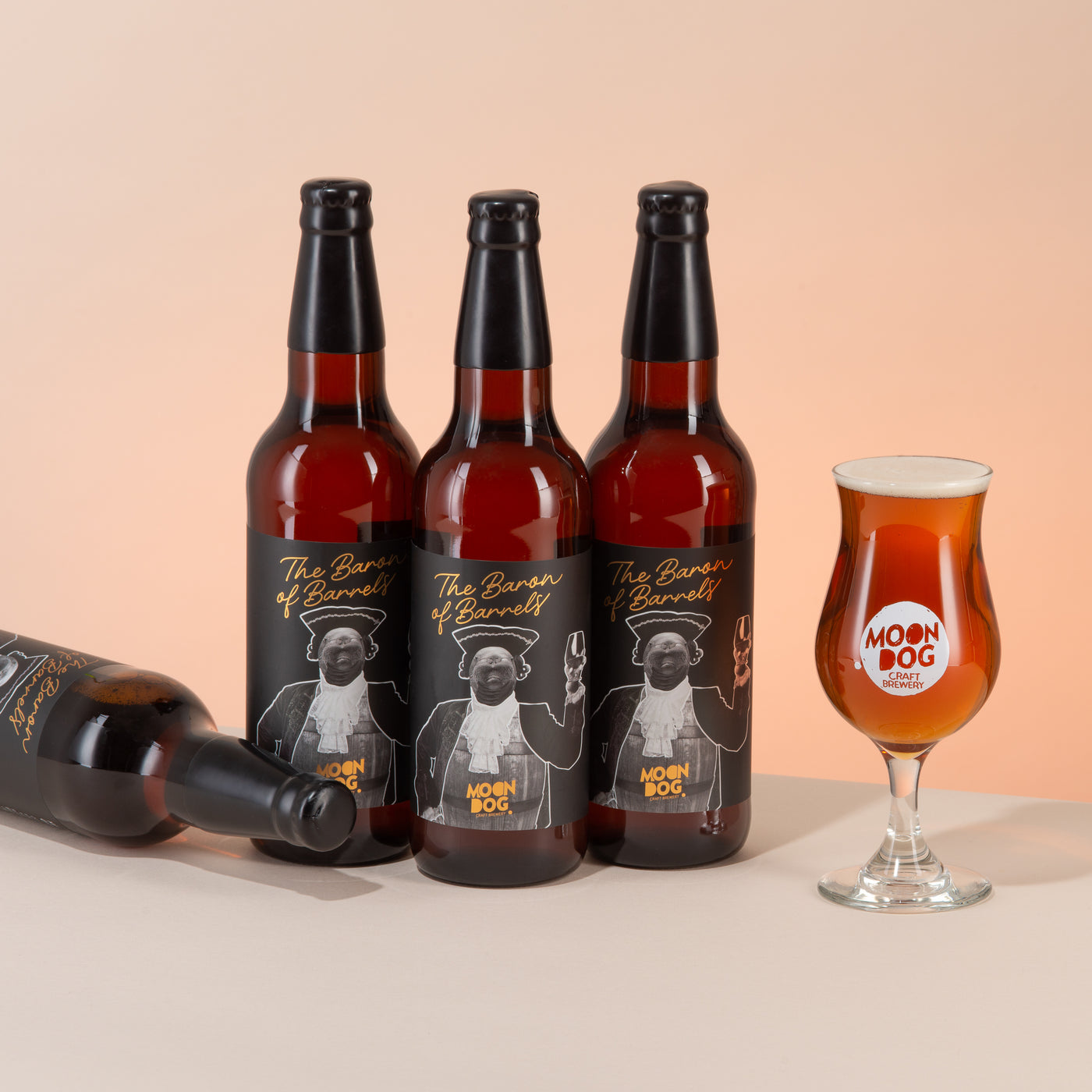 Baron of Barrels Barrel Aged Golden Strong Ale — Moon Dog Craft Brewery